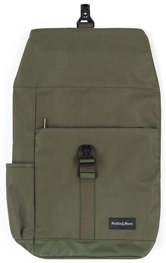 Petite & Mars Batoh přebalovací na kočárek Jackob Military Green