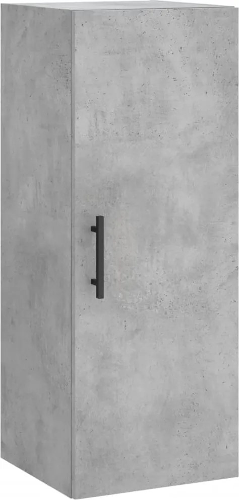 Skříň highboard betonově šedá 34,5x34x180 cm kompozitní dřevo 3199133