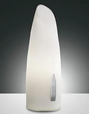Designová lampička Fabas 2696-30-102 bílá s dotykovým stmívačem
