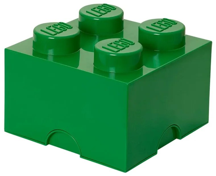 Zelený úložný box čtverec LEGO®