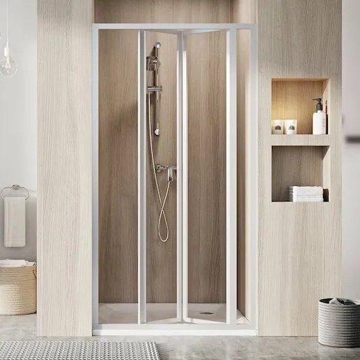Sprchové dveře RAVAK SDZ3-90 bílá+transparent 02V70100Z1