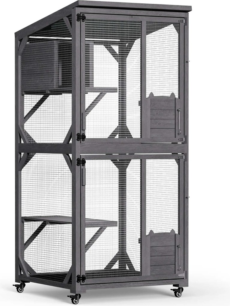 Výběh pro zvířata Wiltec – 74 × 78 × 180 cm (65455)