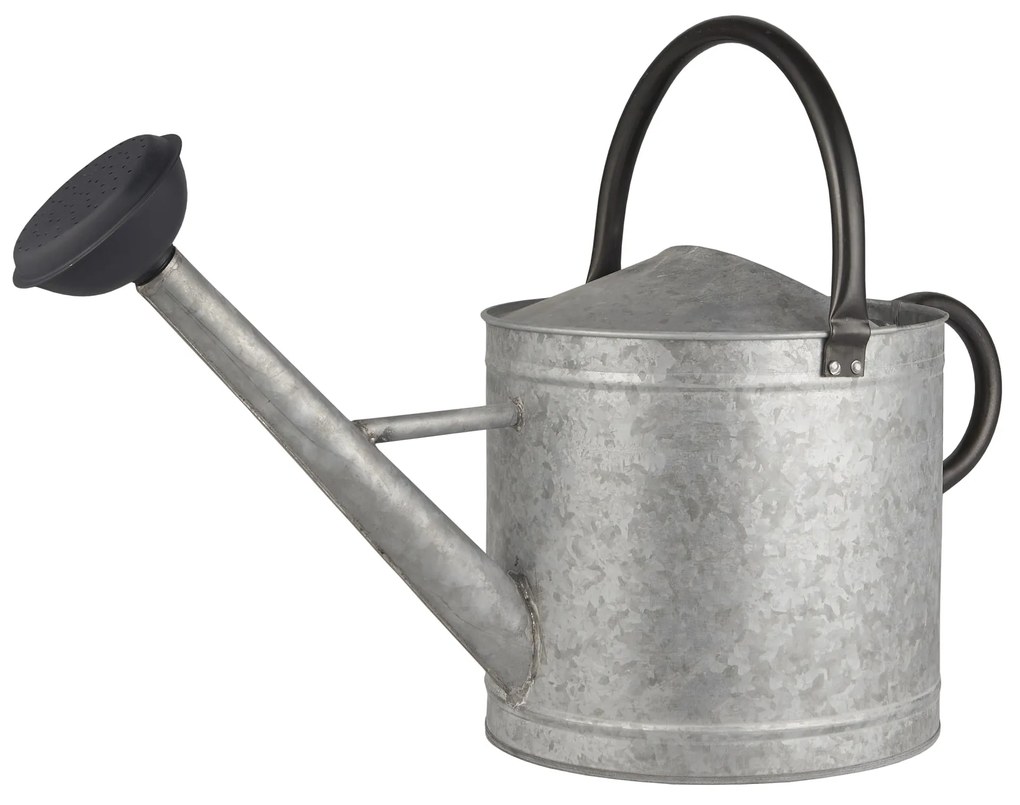 Ib Laursen Zahradní konev Zinc 9 l, šedá barva, zinek