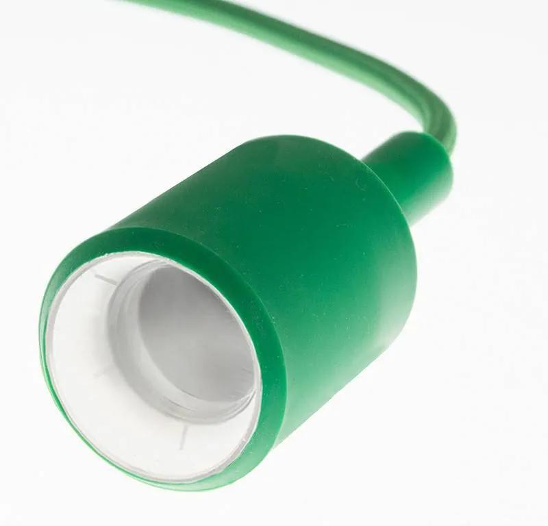 creative cables Silikonová objímka E27 v sadě Barva komponentu: Zelené