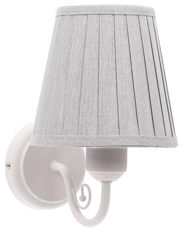 Nástěnná lampa FIREZ 1xE27/40W/230V bílá/šedá