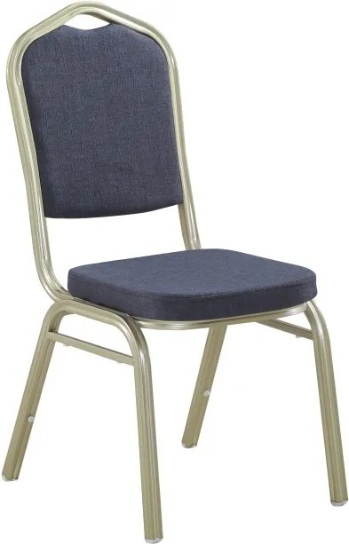 Stohovatelná židle ZINA 2 NEW šedá / champagne Tempo Kondela