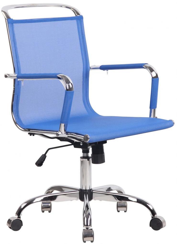 Kancelářská židle Barnet ~ síťovina - Modrá