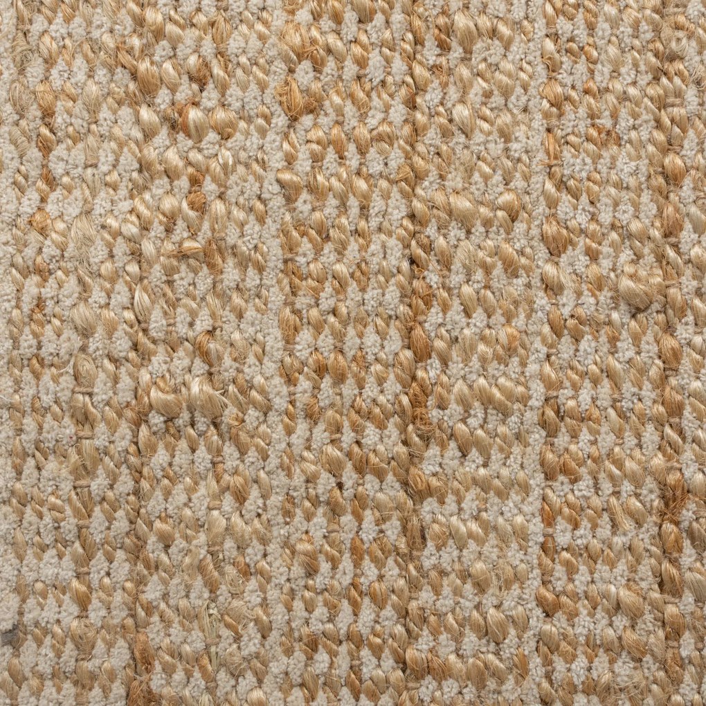 Flair Rugs, Kusový koberec Levi Chenille Jute Natural, 80x150, béžová, ložnice