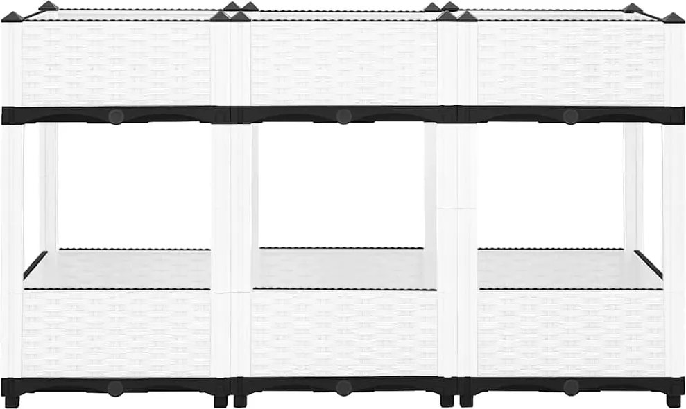 Vyvýšený záhon 120 x 40 x 71 cm polypropylen 153314