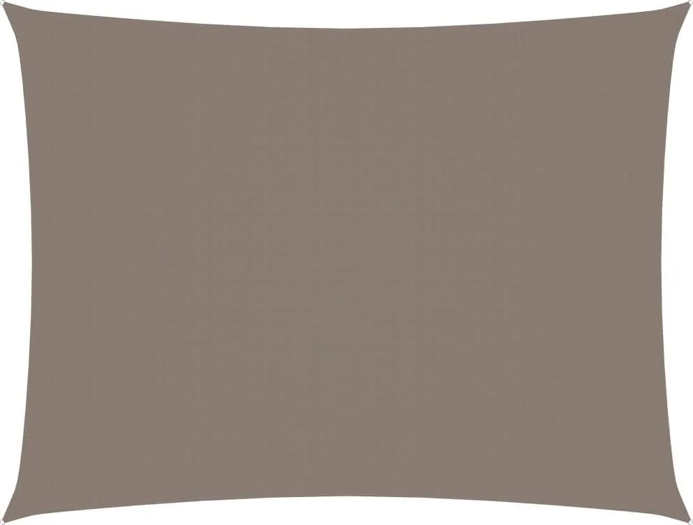 vidaXL Stínící plachta oxfordská látka obdélníková 6 x 8 m [135113] Barva: taupe