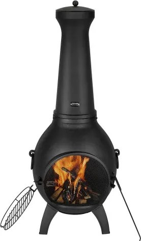 Chiminea, Venkovní ohniště na dřevo o průměru 558,8 mm VEVOR