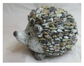 Kameninový barevný ježek NS0006