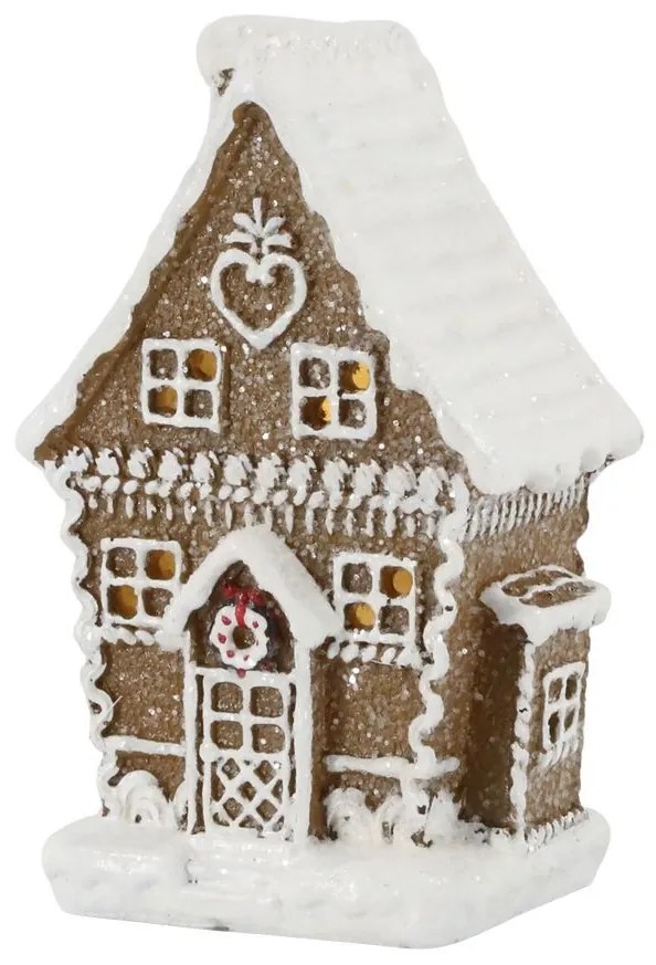 Perníková chaloupka se světýlky Gingerbread Noël LED - 7*6*11cm
