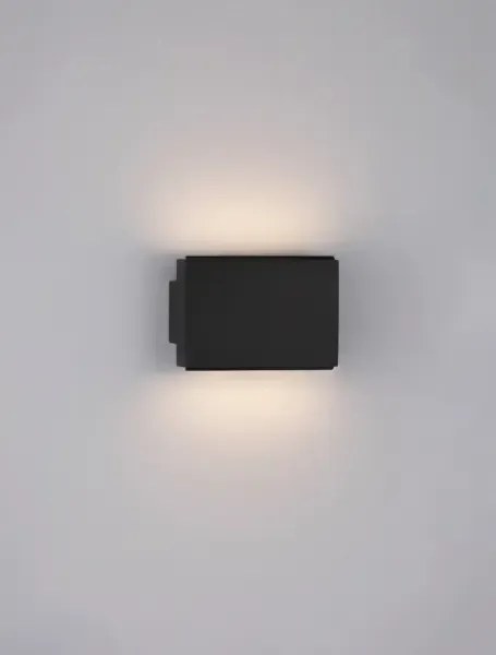 Minimalistické nastěnné svítidlo Oti Černá