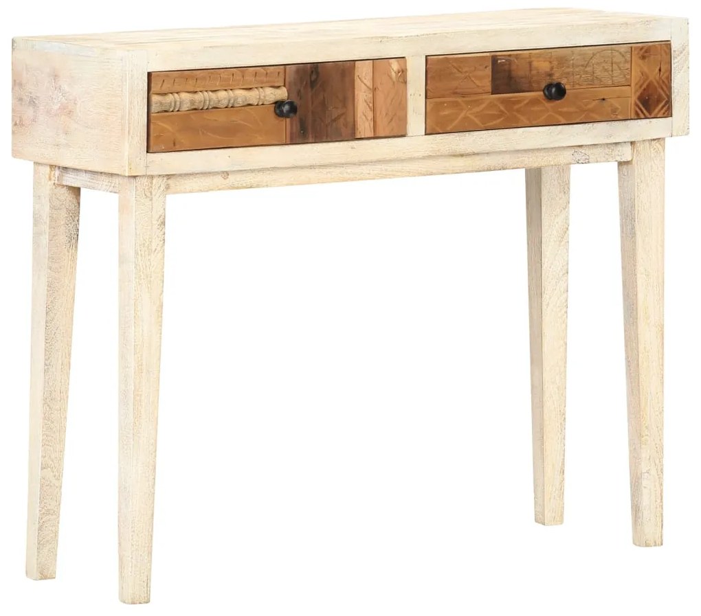 286543 vidaXL Konzolový stolek 90 x 30 x 75 cm masivní recyklované dřevo