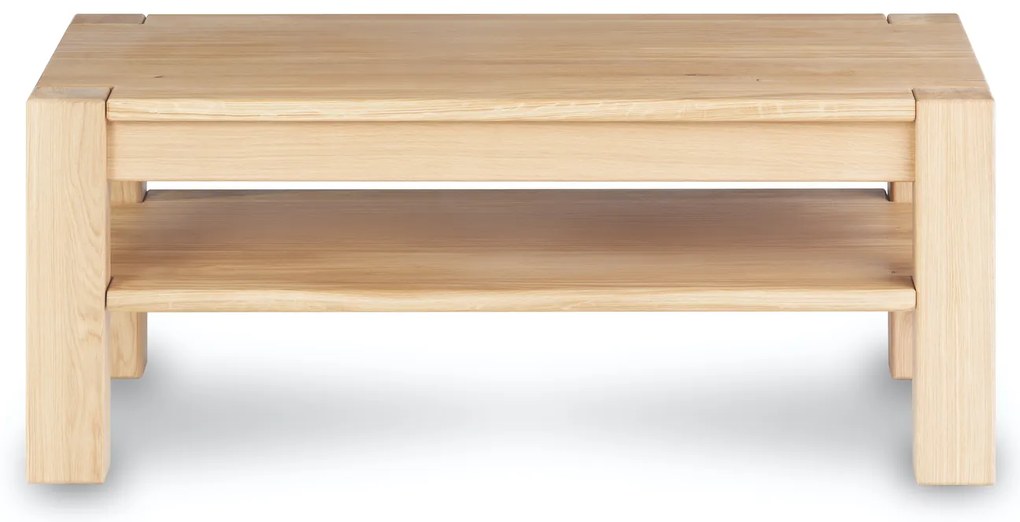 Wooded Konferenční stolek Denver z masivu DUB Výška stolku: 53 cm