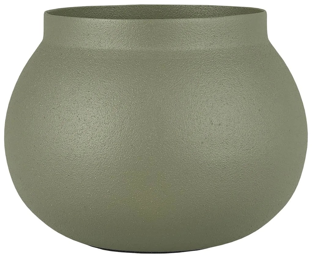 IB LAURSEN Kovový květináč/váza Dusty Green 8 cm, zelená barva, kov