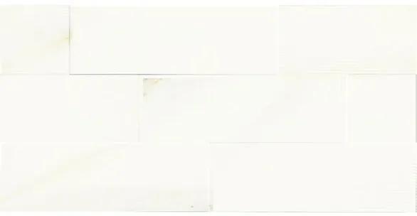 Rako Cava WARVK730 obklad 29,8x59,8 bílá matná reliéfní 8 mm rekt. 1,4 m2