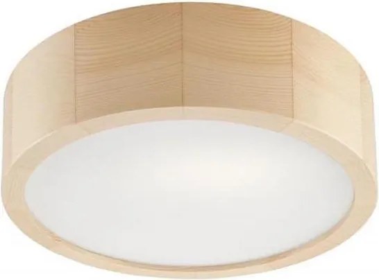 Stropní svítidlo NATURAL 1xE27/60W/230V pr. 27,5 cm borovice