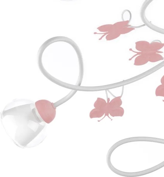 ONLI - Dětský přisazený lustr BUTTERFLY 5xE14/6W/230V