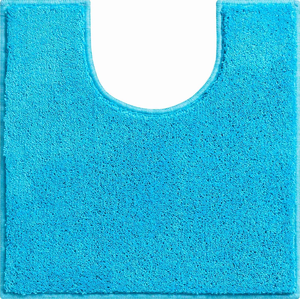 GRUND Koupelnová předložka ROMAN bleděmodrá Rozměr: 50x50 cm s výřezem pro WC