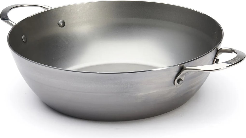 Ocelová hluboká servírovací pánev de Buyer MINERAL B P.24cm 5,5l