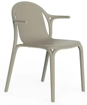 VONDOM - Židle BROOKLYN s područkami - béžová
