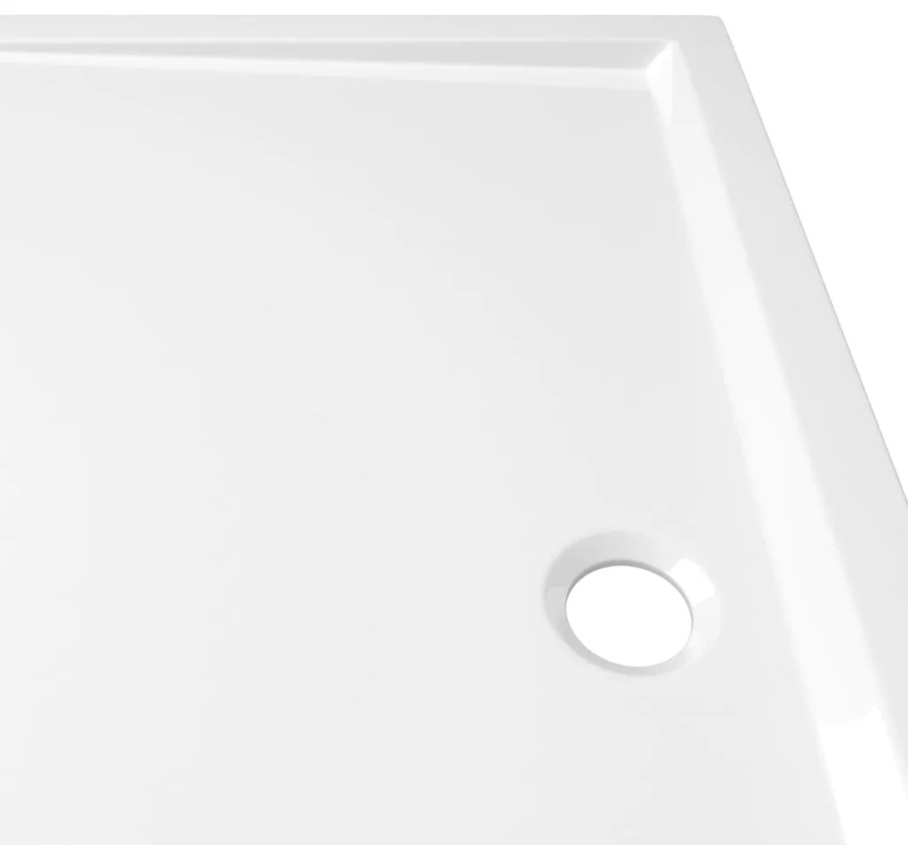 Obdélníková sprchová vanička ABS bílá 80 x 90 cm,  148908