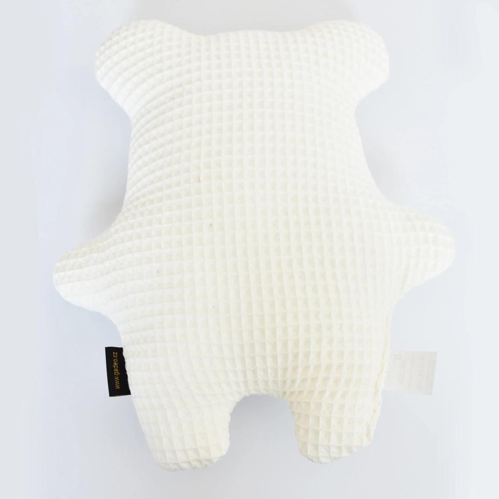 GADEO Mazlíček, hračka pro miminka Medvídek, slonovina Rozměry: malý, cca 25x20cm