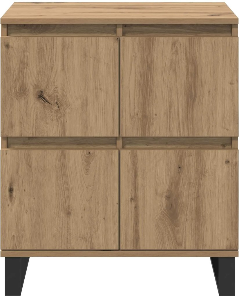 Servírovací skříň 3 ks Artisanový dub 60 x 35 x 70 cm 3394576