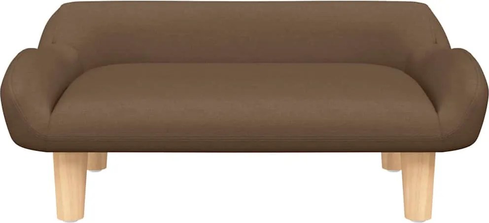 Pelíšek pro psy hnědý 70 x 40 x 24 cm textil 171948
