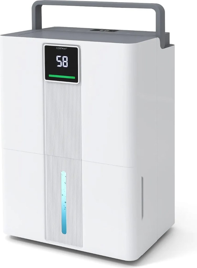 Costway 35 L/Day domácí odvlhčovač Energeticky úsporný odvlhčovač s 3 režimy