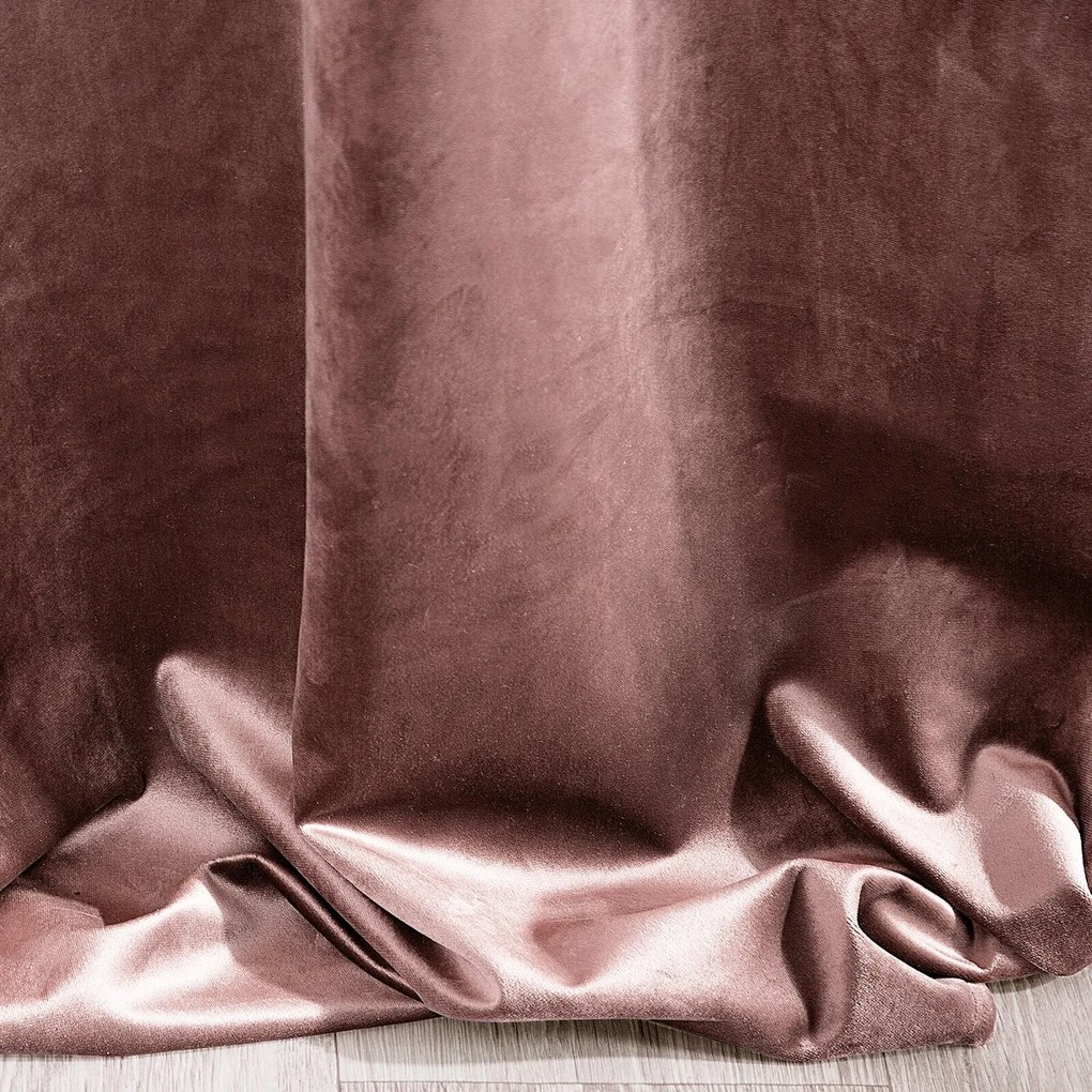 ZATEMŇOVACÍ ZÁVĚS NA PÁSCE RIA 140X270 CM STARORŮŽOVÁ