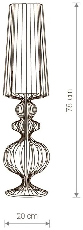 Stolná lampa Nowodvorski AVEIRO BLACK 5126