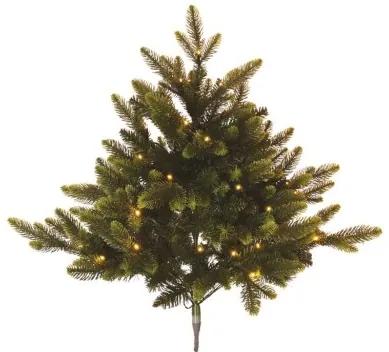 LED vánoční stromeček, 75 cm, 3x AA, vnitřní, teplá bílá, časovač