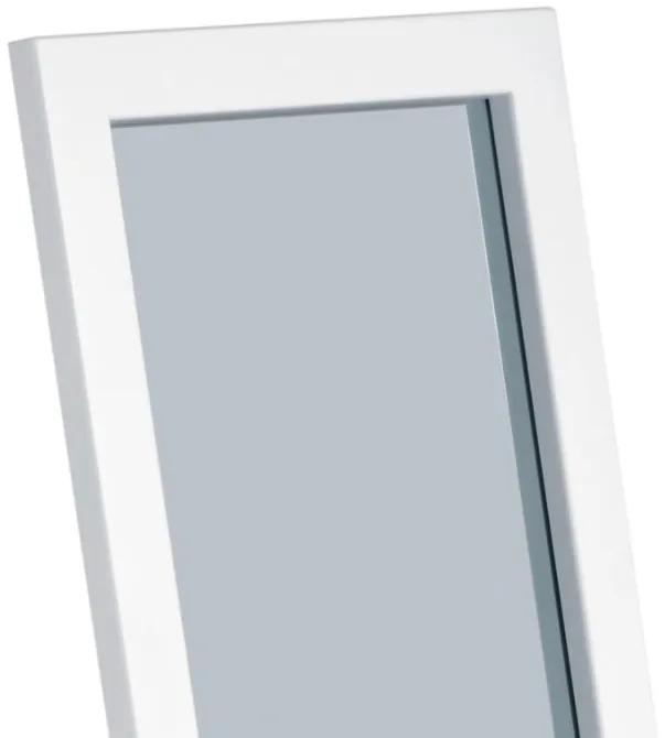 Zrcadlo výška 150 cm, bílá