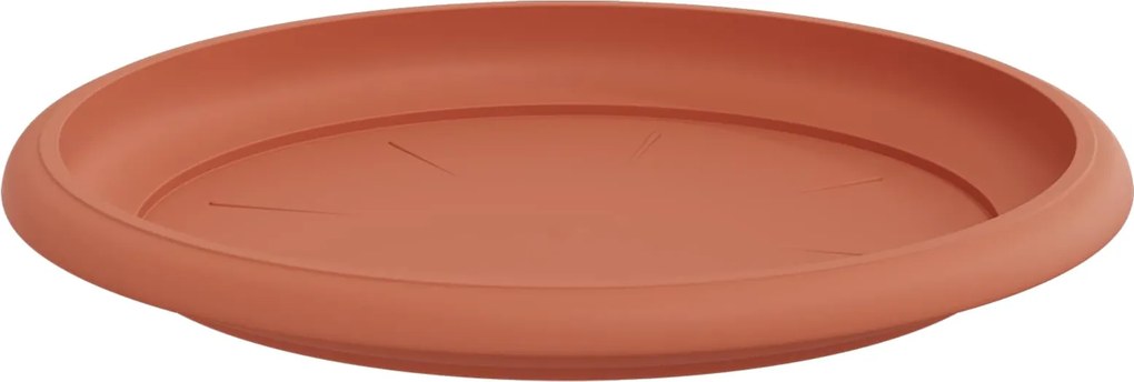 Květináče 6 ks Cihlově červená Ø 22 x 18 cm Plast 3403270