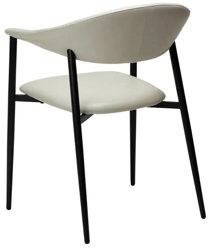 ​​​​​Dan-Form Krémově bílá koženková jídelní židle DAN-FORM Rover