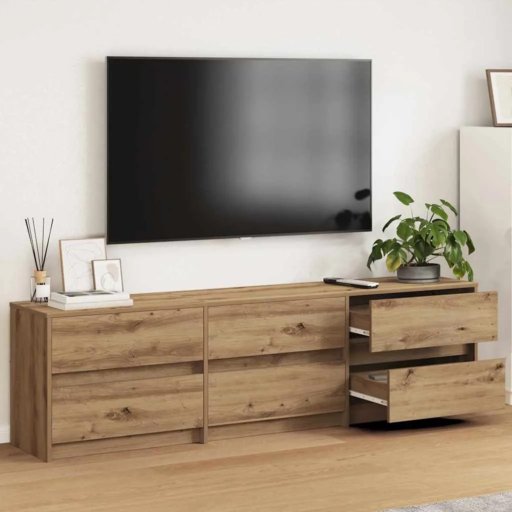 TV jednotky 2 ks Artisanový dub Kompozitní dřevo 3385629