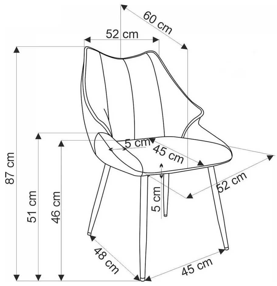 Jídelní židle Remi, béžová