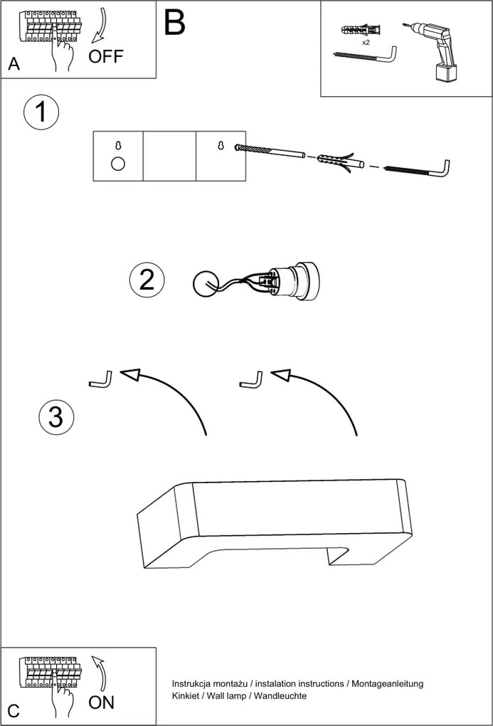 Sollux Lighting Nástěnné svítidlo keramické MAGNET