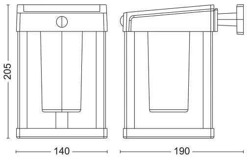 Philips - LED Solární nástěnné svítidlo se senzorem CAMILL LED/1,4W/3,7V IP44