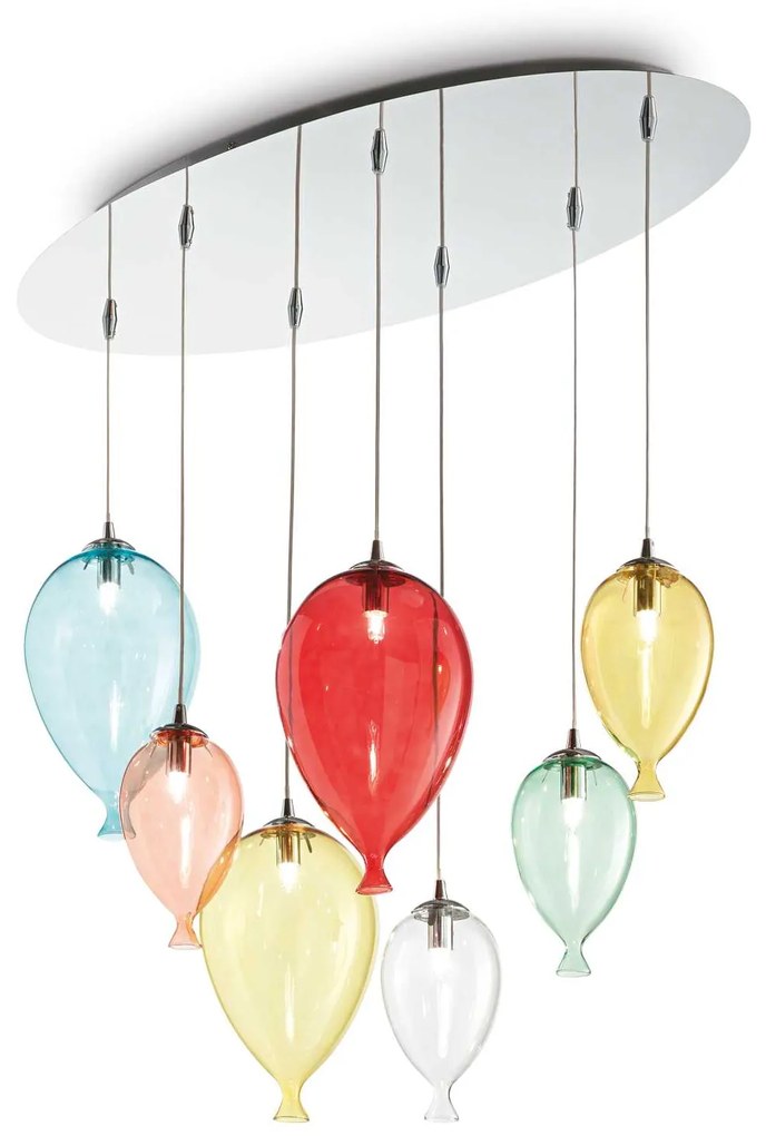 Ideal Lux Závěsné svítidlo CLOWN SP7 COLOR