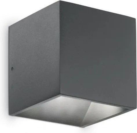 ILUX 149738 LED Venkovní nástěnné svítidlo Ideal Lux Rubik AP1 antracite 149738 antracitové 4000K - IDEALLUX