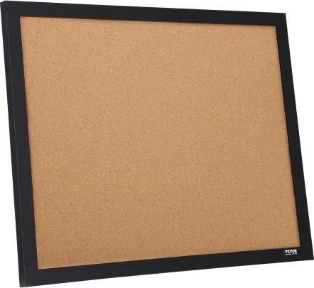 Korková nástěnka, nástěnka 91,4 × 61 cm s rámečkem na nálepku MDF