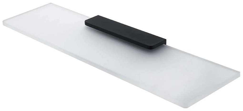 Nimco Maya - Polička, 50 cm, matné sklo/černý mat MAC 29091B-50-90