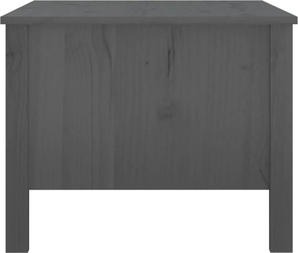 vidaXL Konferenční stolek 100x50x40 cm masivní borové dřevo [814606] Barva: Černá