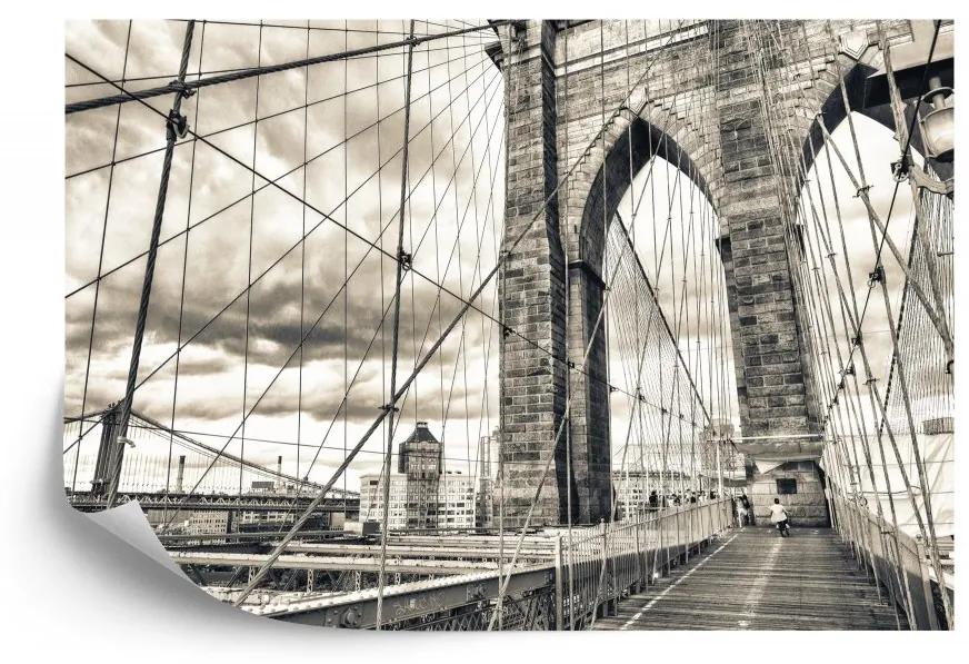 Fototapeta Brooklyn Bridge Ny Hladký vinyl 104x70.5