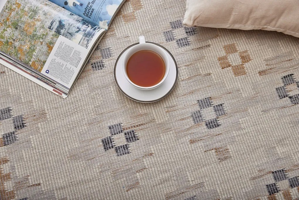 Diamond Carpets koberce Ručně vázaný kusový koberec Sultan DESP P87 Ivory White Gold - 160x230 cm