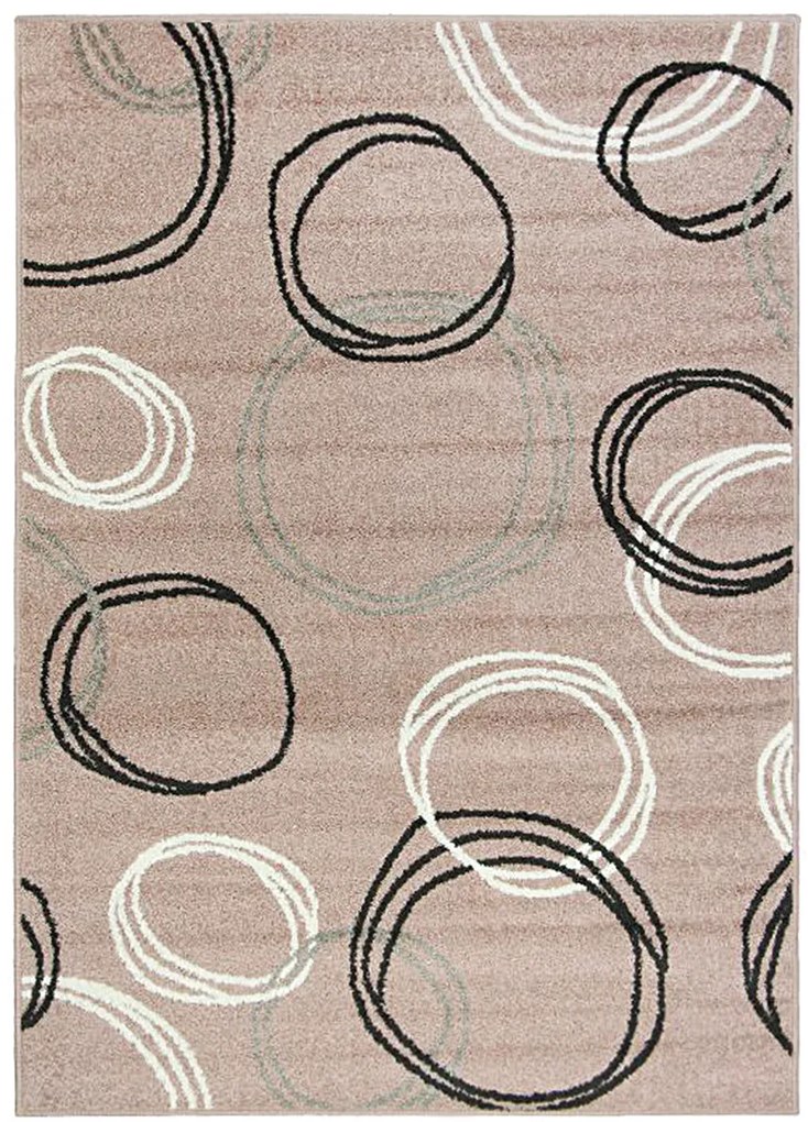 Oriental Weavers, Kusový koberec Lotto 290 HR5 S, 200x285, růžová, chodba / předsíň